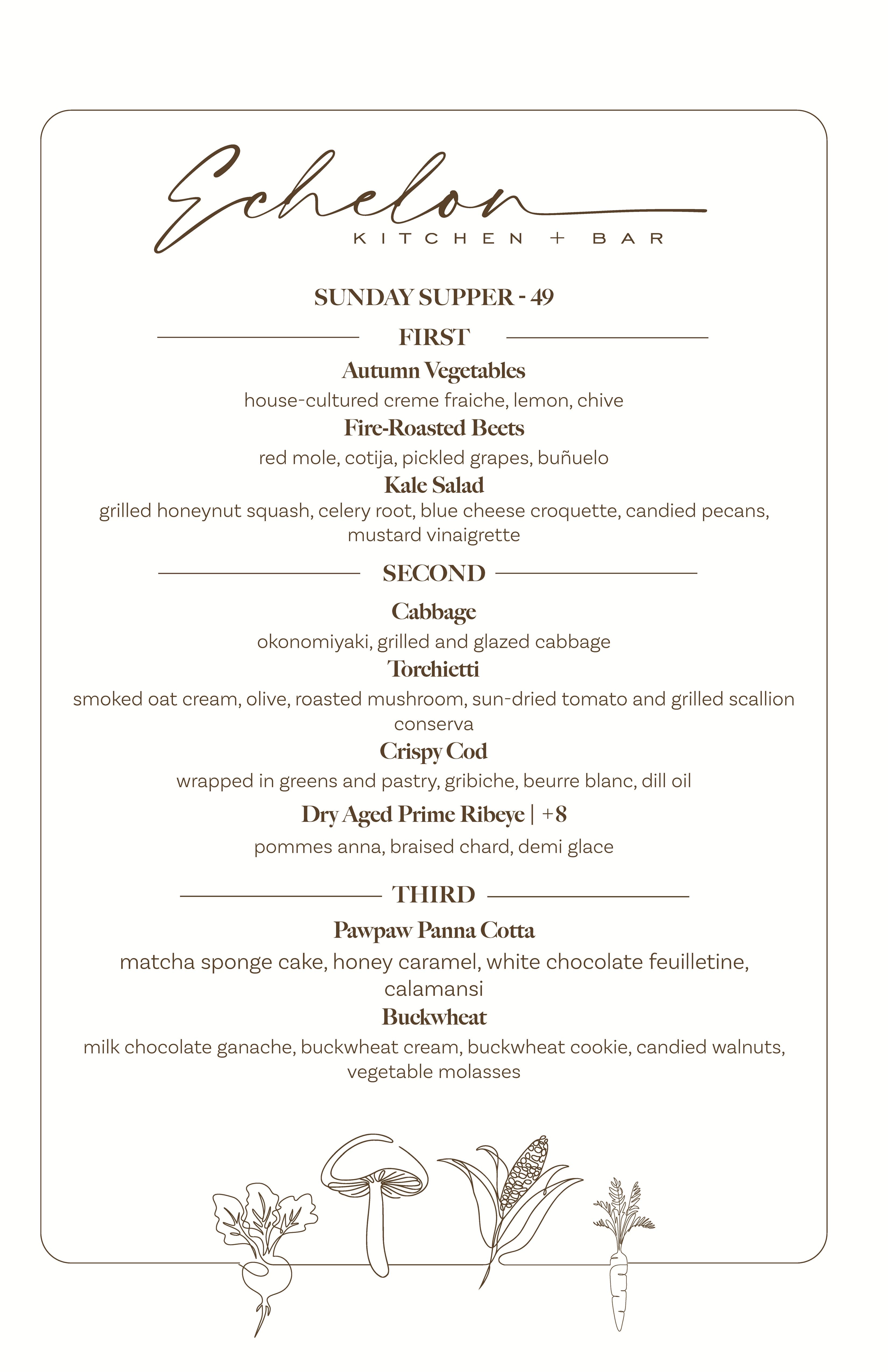 Echelon Kitchen & Bar | Seasonal Menus & Curated Pairings