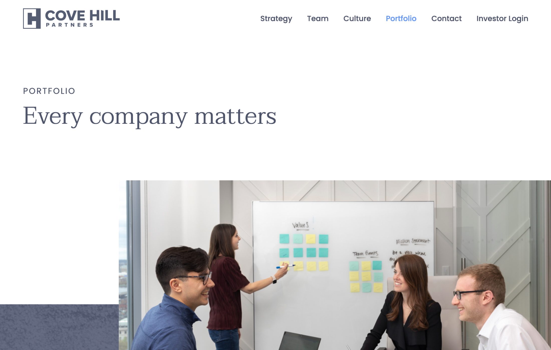 Cove Hill Partners | Portfolio