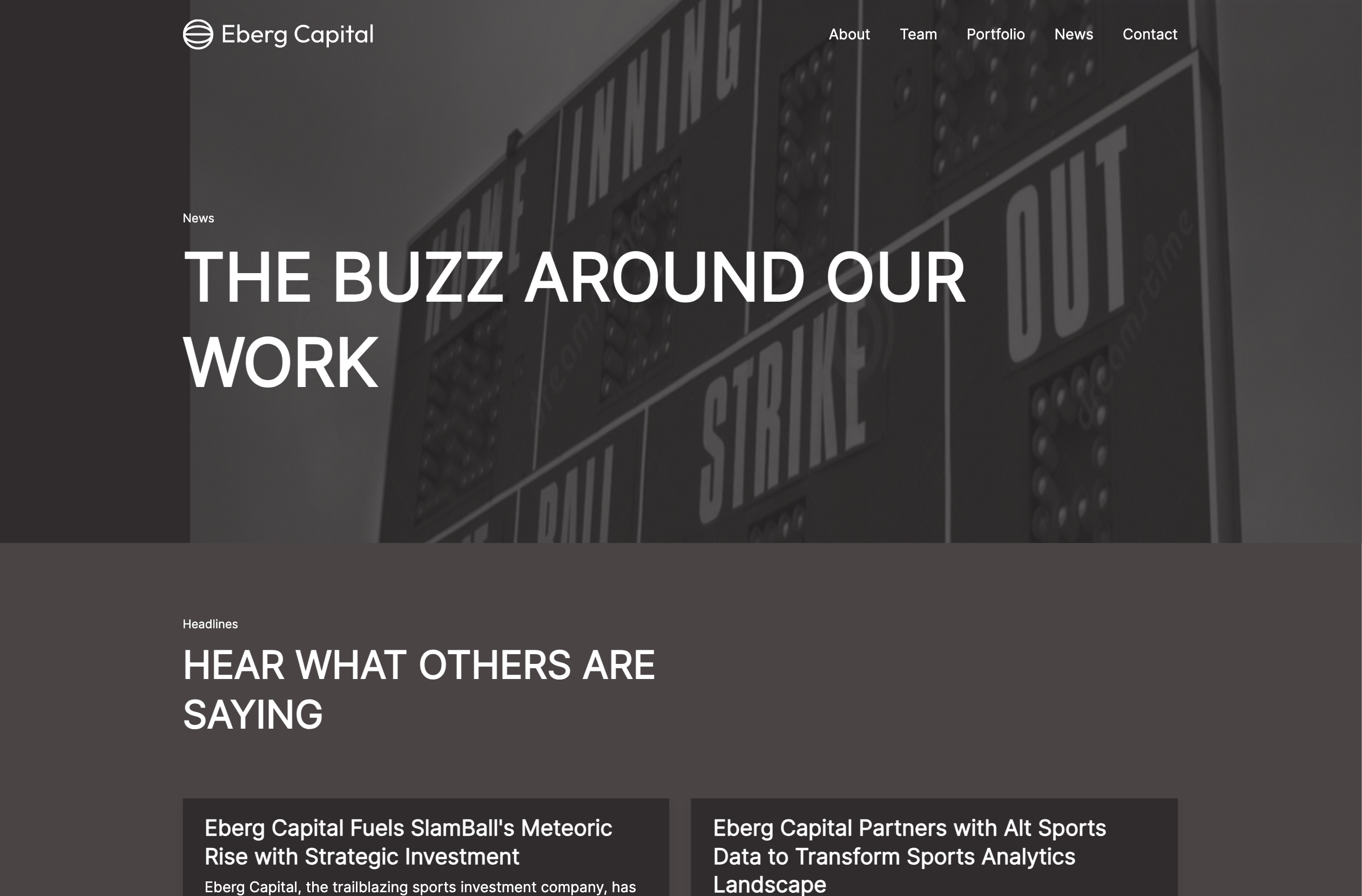 Eberg Capital | News